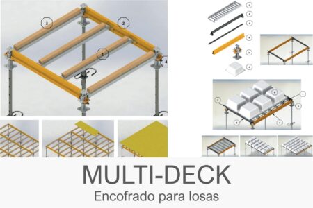 MULTI-DECK Encofrado para losas | CE | Flexible y adaptable